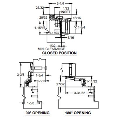 ABH Aluminum Continuous Hinges Cross Reference