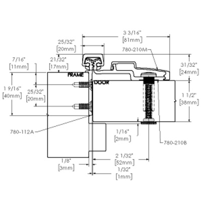 ABH Aluminum Continuous Hinges Cross Reference