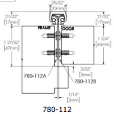 ABH Aluminum Continuous Hinges Cross Reference