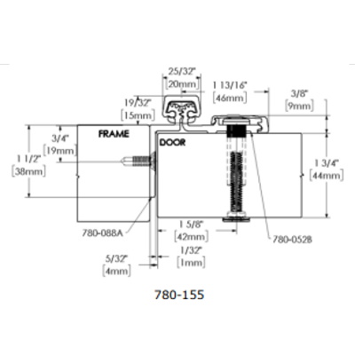ABH Aluminum Continuous Hinges Cross Reference