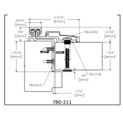 ABH Aluminum Continuous Hinges Cross Reference
