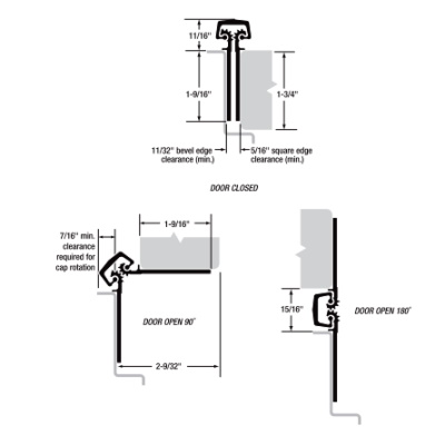 ABH Aluminum Continuous Hinges Cross Reference